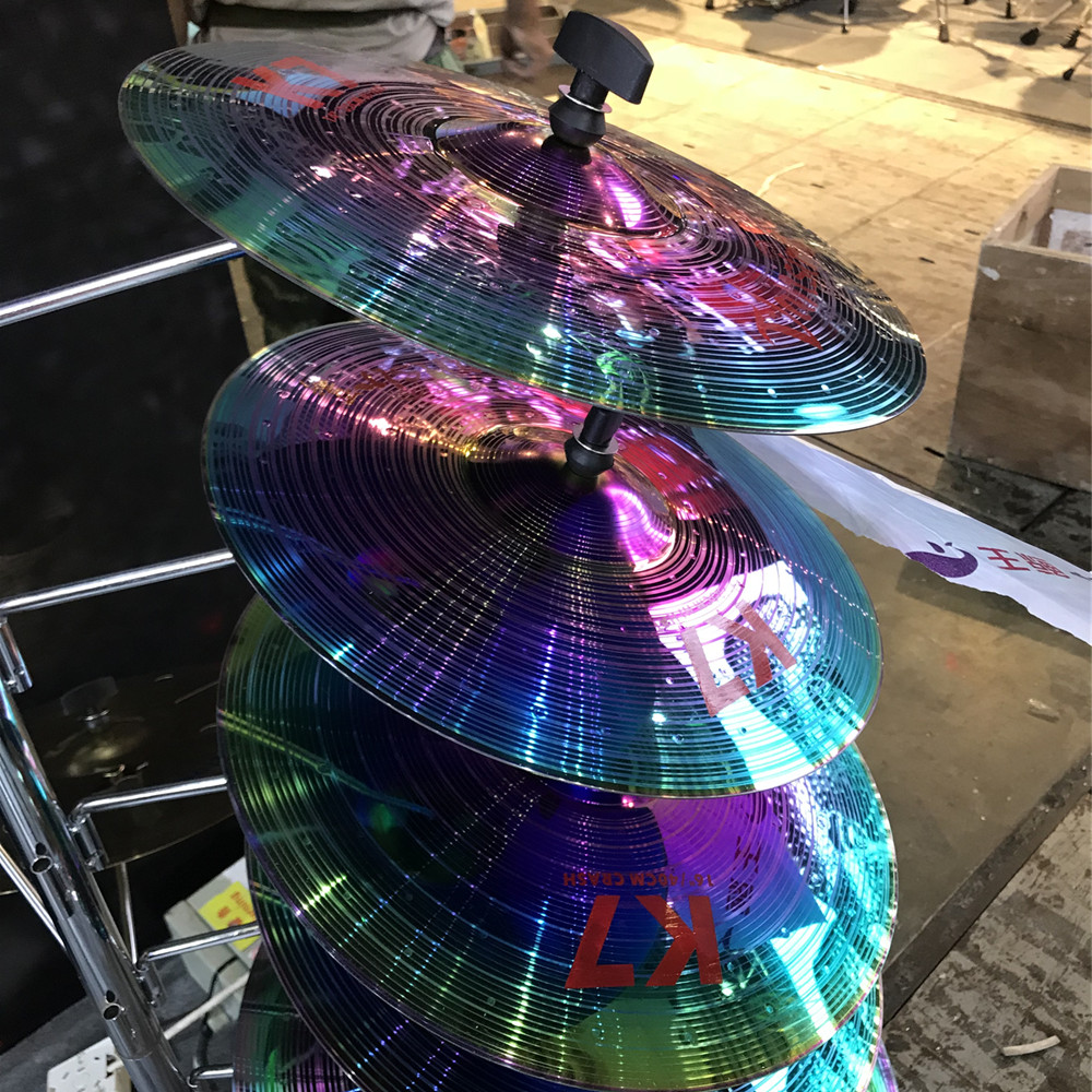 Rainbow cymbal colorful Alloy cymbal 2021 new design - Buy rainbow ...